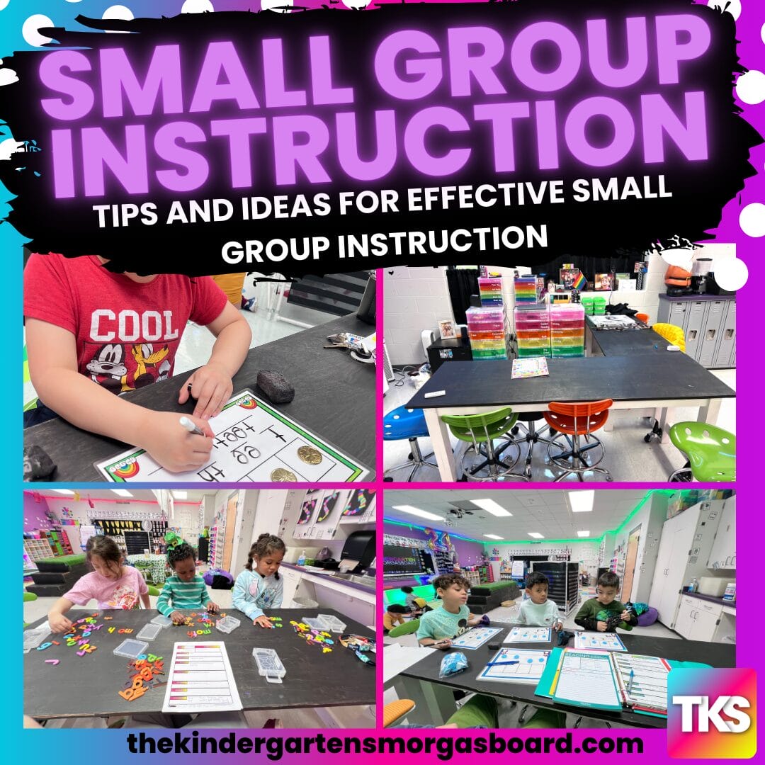 Small Group Instruction | The Kindergarten Smorgasboard