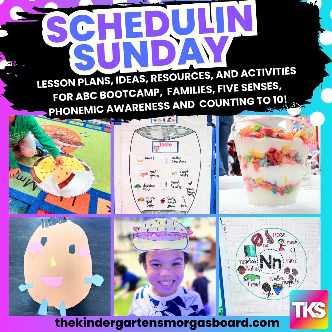 Weekly Kindergarten Lesson Plans: Five Senses, Families, Phonics And ...