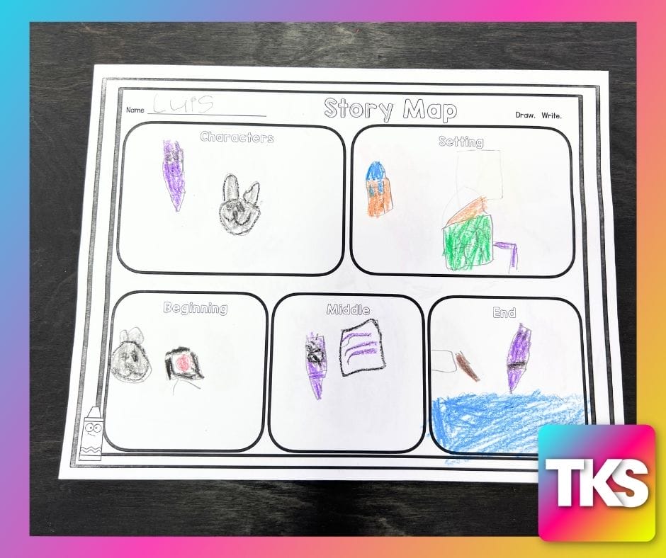 READING COMPREHENSION: CREEPY CRAYON | The Kindergarten Smorgasboard