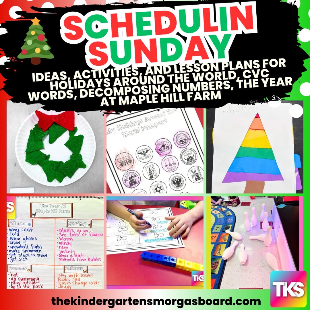 Kindergarten December Lesson Plans: Holidays Around The World, CVC ...