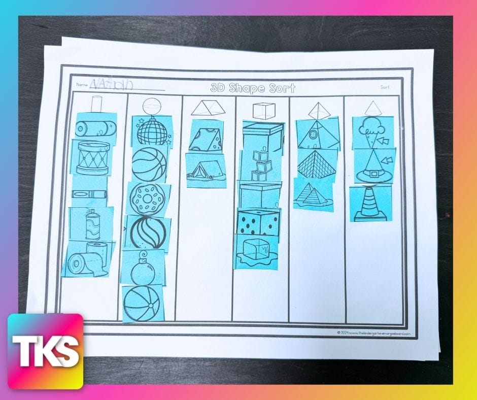 Kindergarten March Activities: Vowels, Rainbows, 3D Shapes | The ...