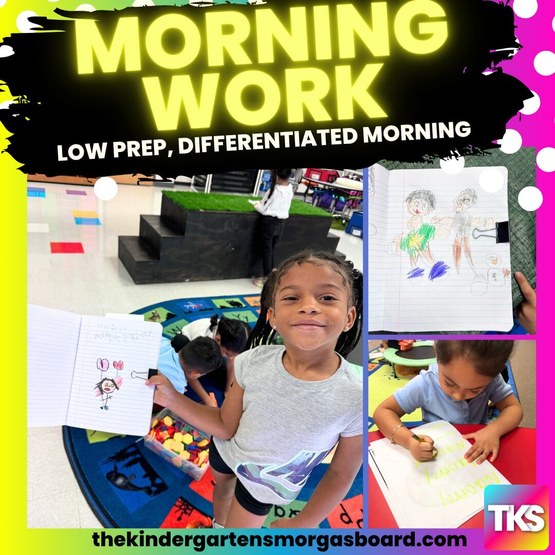 Kindergarten Morning Work | The Kindergarten Smorgasboard