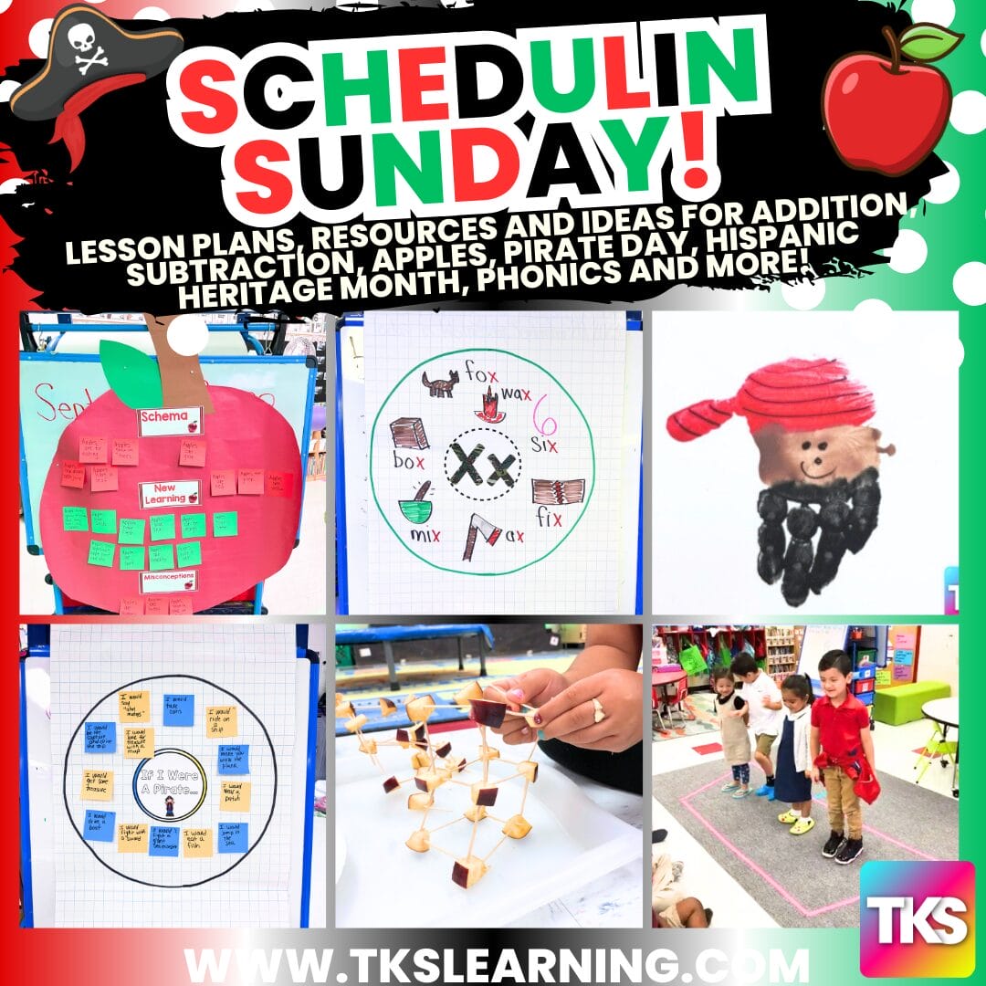 Kindergarten Lesson Plans Week 7: Apples, Pirates, Hispanic Heritage ...