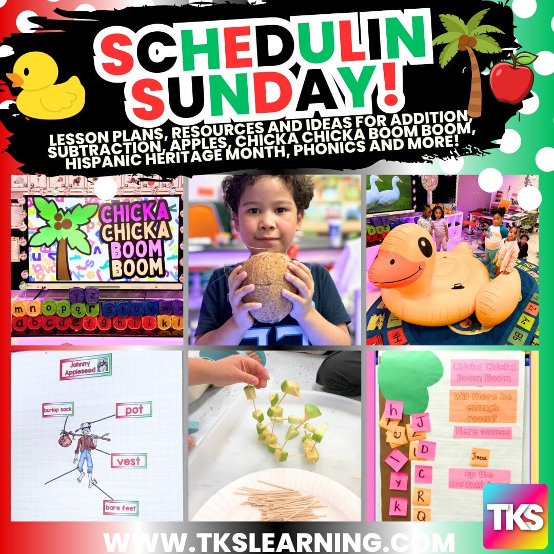 Lesson Plans: Kindergarten Phonics, Addition, Chicka Chicka Boom Boom ...
