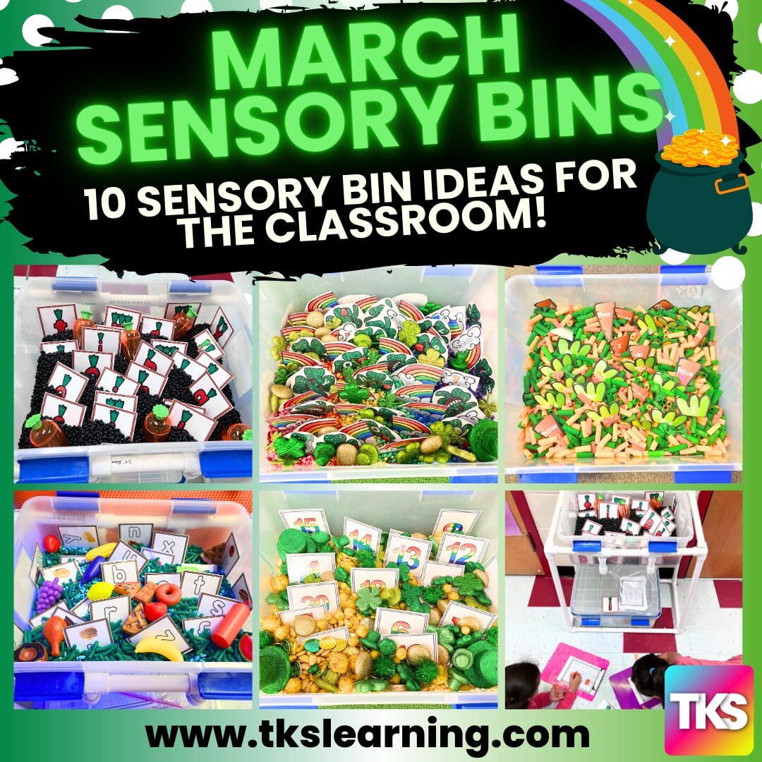 March Sensory Bin Ideas | The Kindergarten Smorgasboard