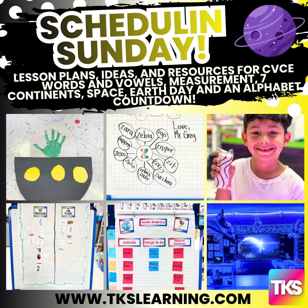 Lesson Plans For Kindergarten: Vowels, Continents, Space, Math | The ...